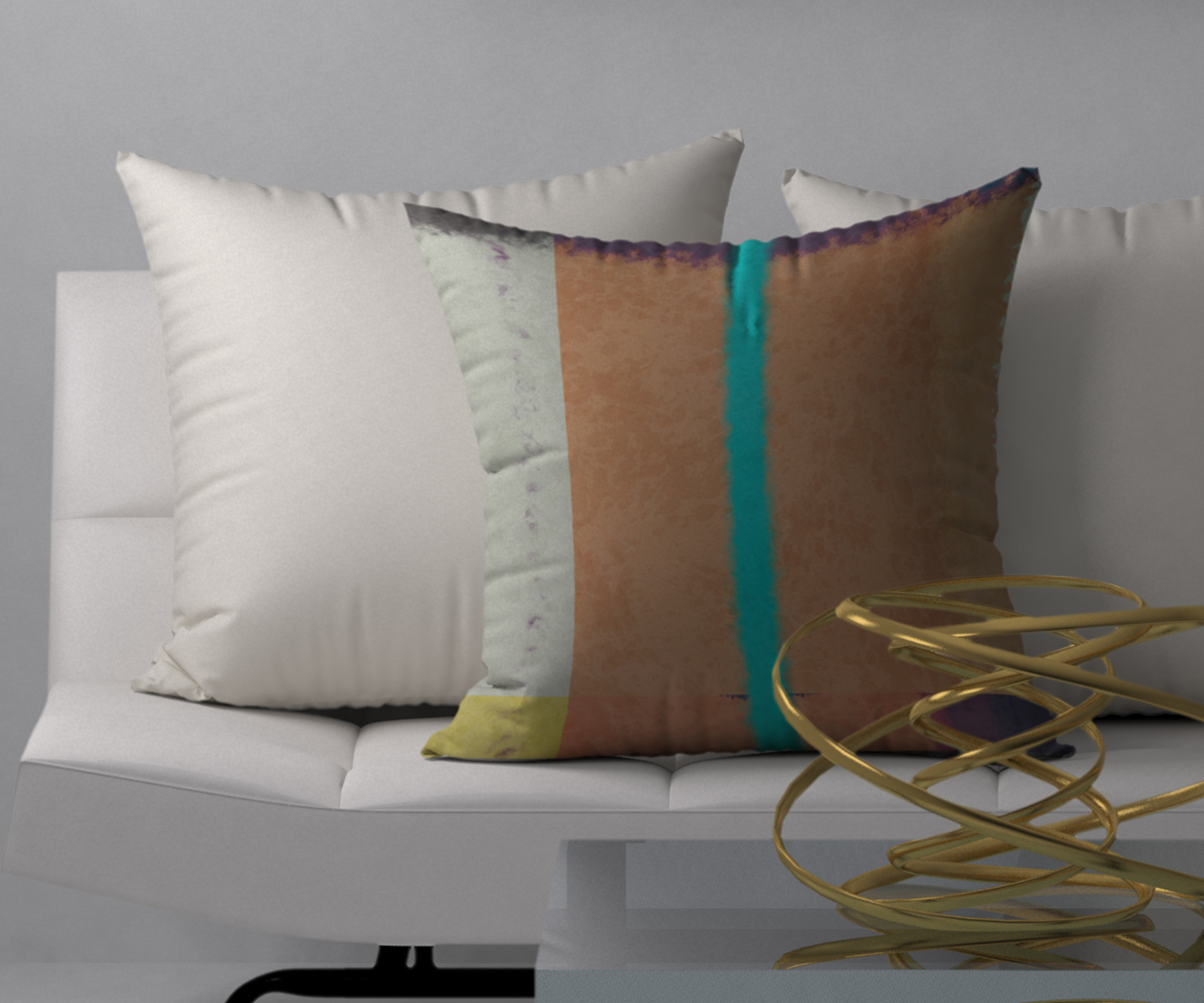 LeRoi Products Abstract Reversible Throw Pillow | Wayfair