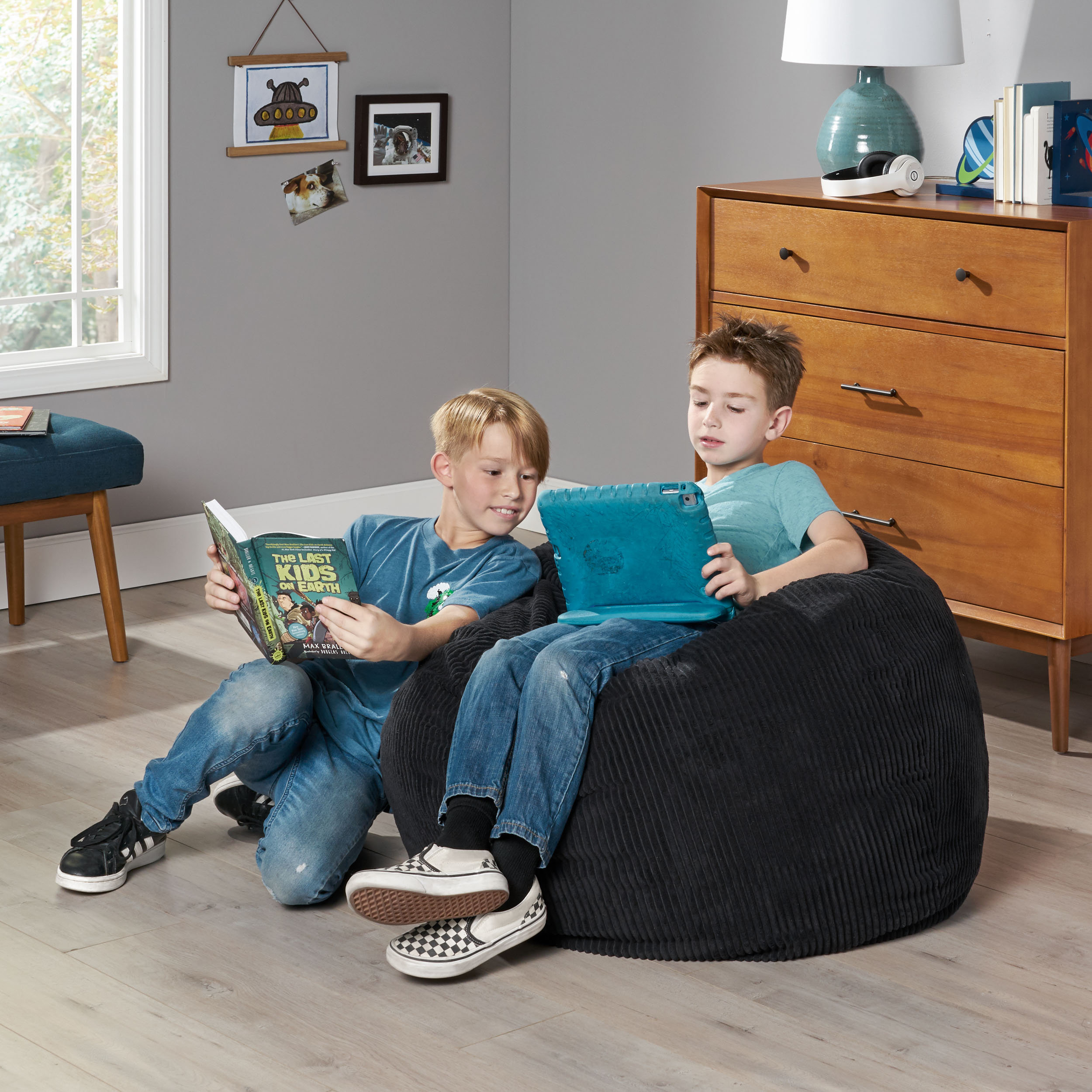 Brayden Studio® Hampton Standard Bean Bag Sofa "& Reviews" | Wayfair