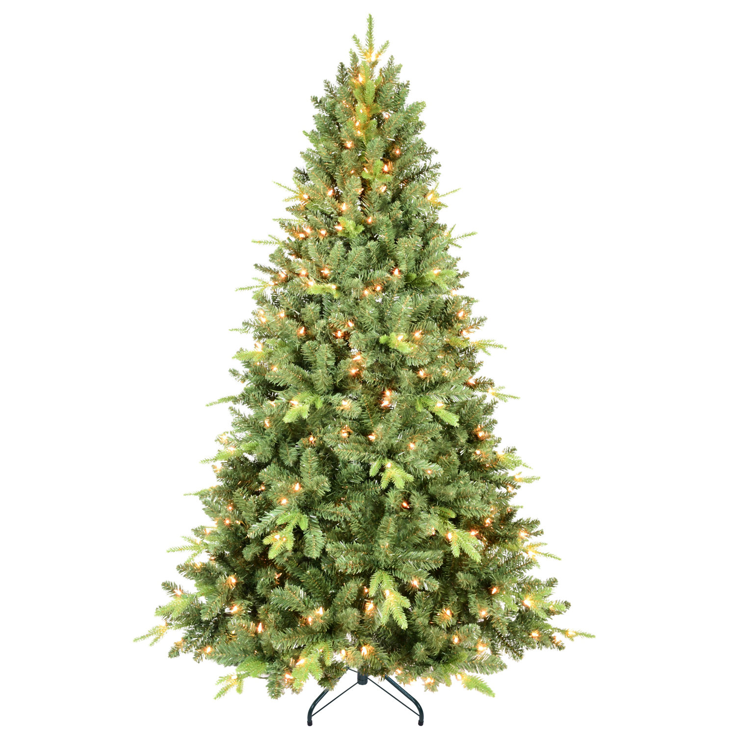 Alcott Hill® Pre-Lit Christmas Tree With Ul Warm White Lights – Classic ...