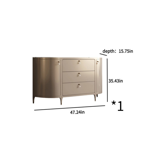 Atta Avenue High-End Storage Accent Cabinet Accent Cabinet | Wayfair