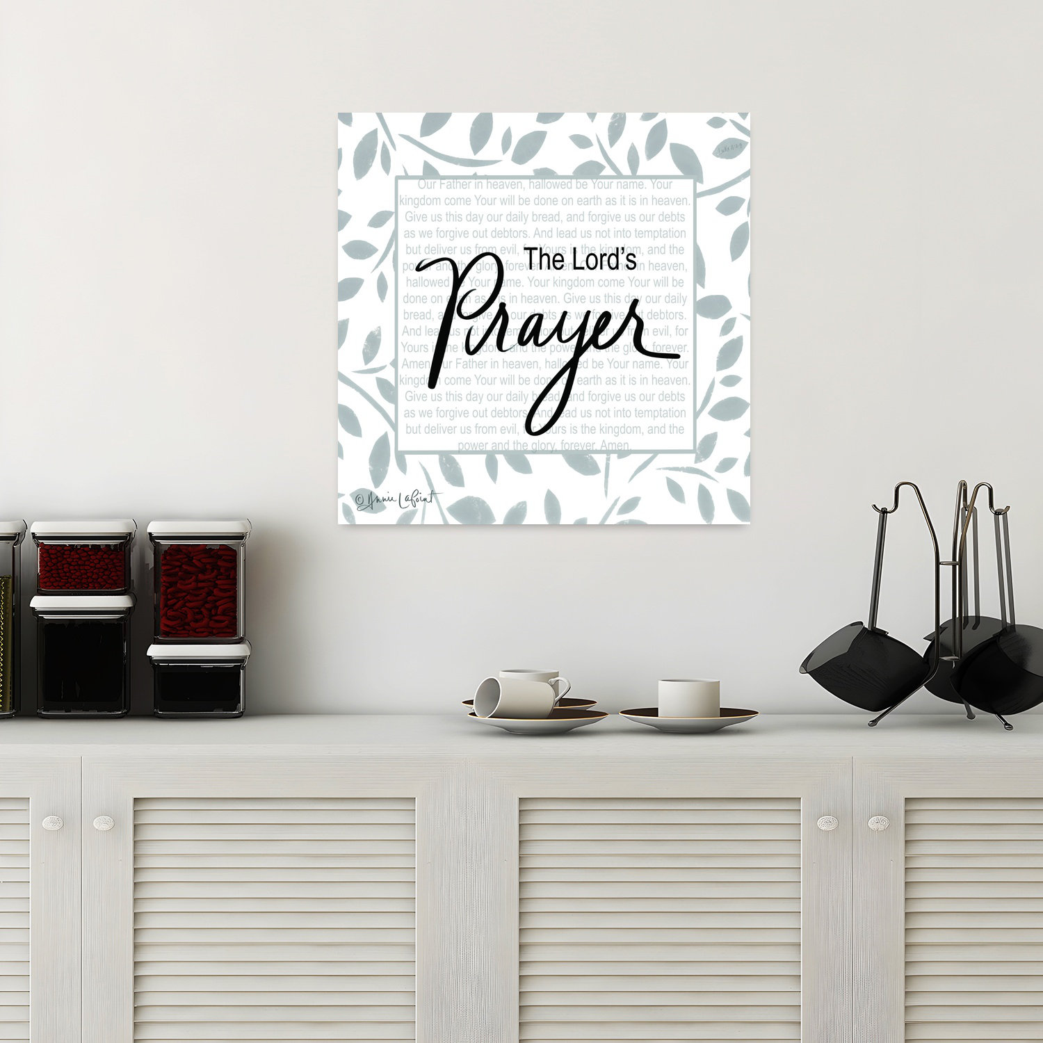 Ophelia & Co. The Lord's Prayer Abstract Contemporary Art | Wayfair