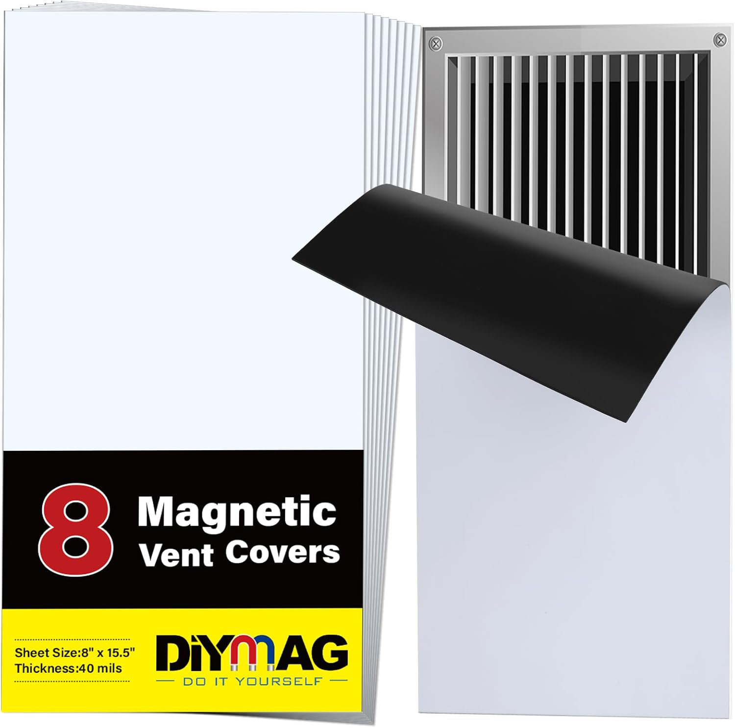 ATC CABINETS Strong Magnetic Vent Covers 8Pack, Vent Covers for Home ...