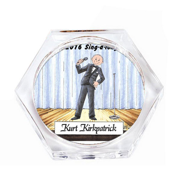 Printed Perfection Personalized Singer - Male Drink Coaster Gift Set (4 ...