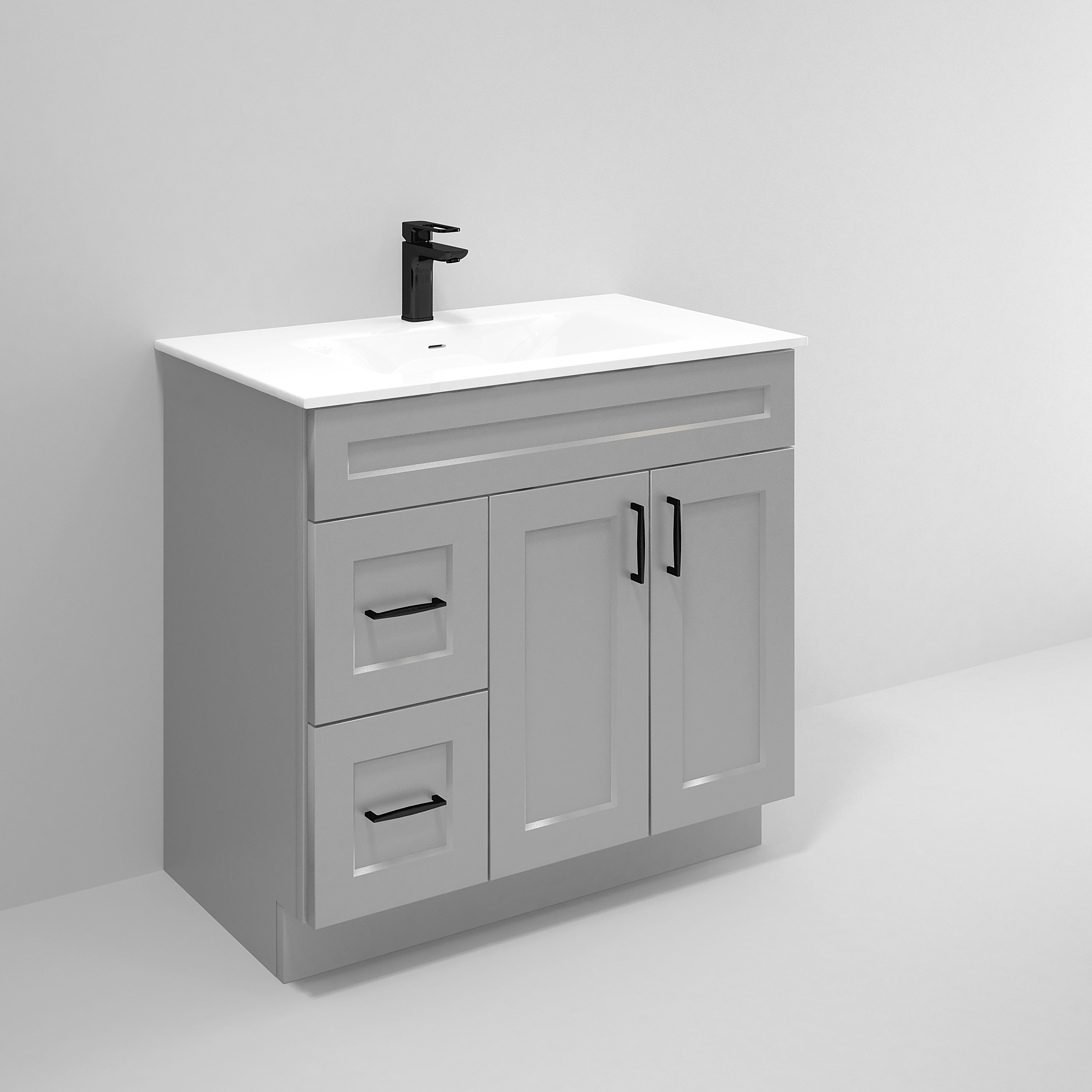 Vanity Atelier 36'' Bathroom Vanity Sink Base with Drawers Cabinet in ...