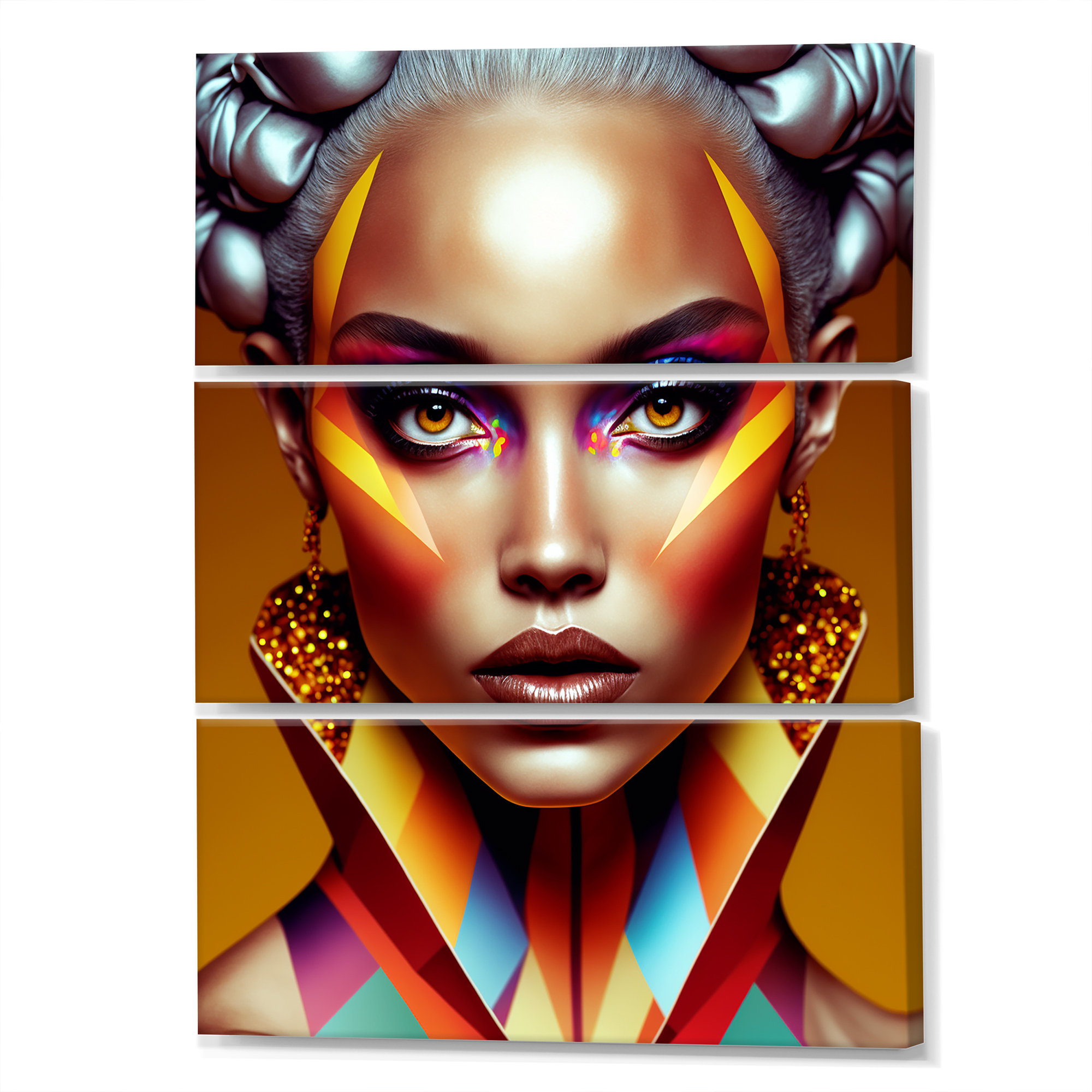 Mercer41 Model Wearing High Fashion Design On Yellow II - Woman Fashion ...