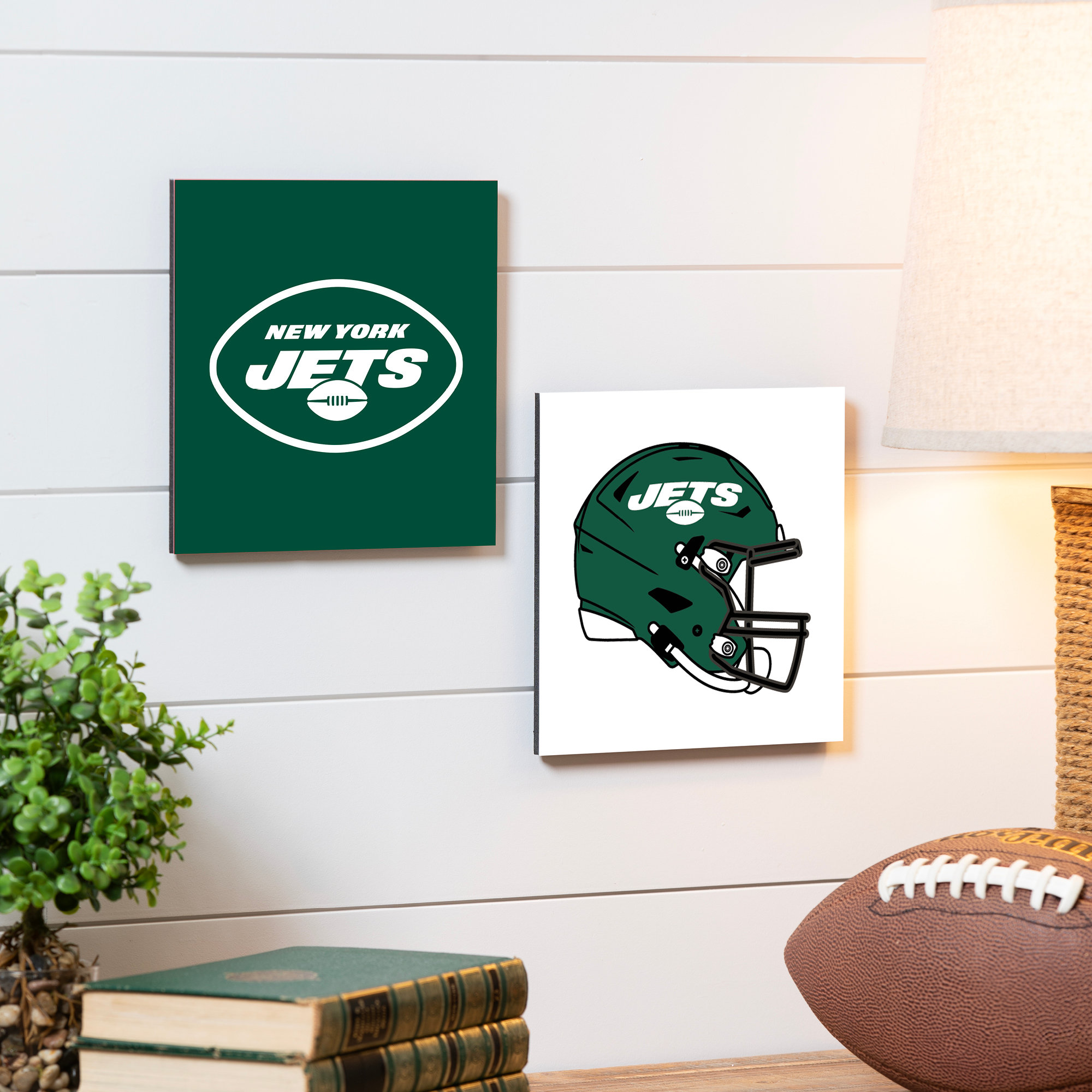 Evergreen Enterprises, Inc New York Jets - 2 Piece No Frame Print Set ...
