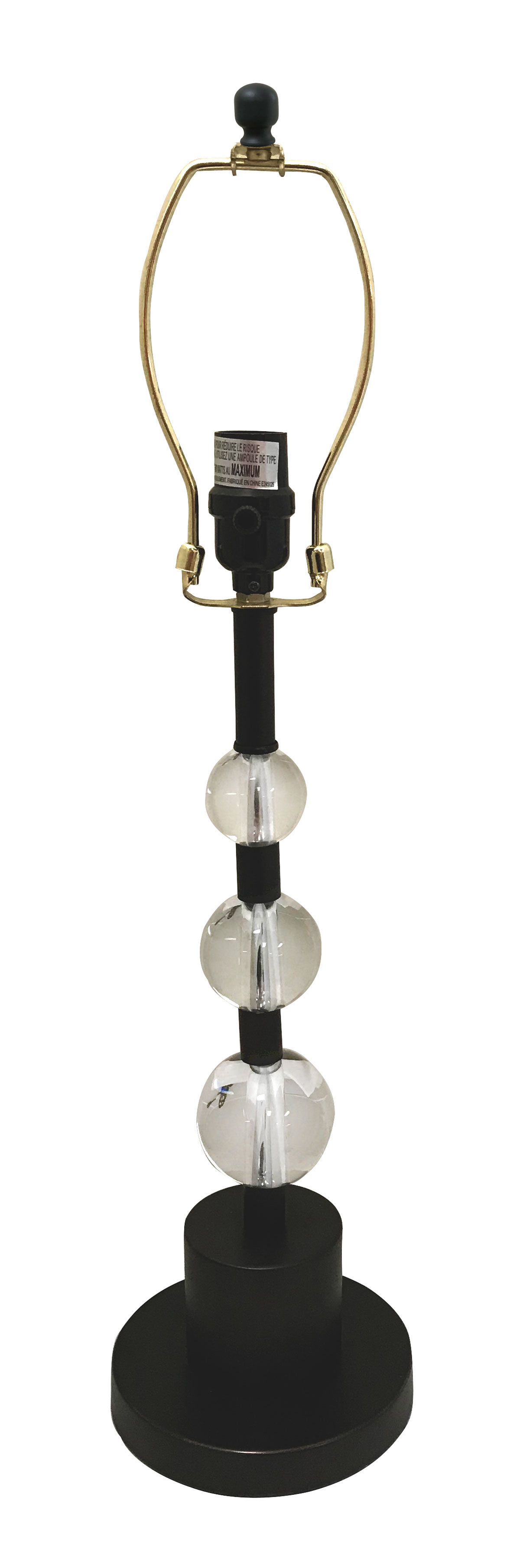 Wrought Studio™ Rina Crystal Ball 26" Table Lamp Base | Wayfair