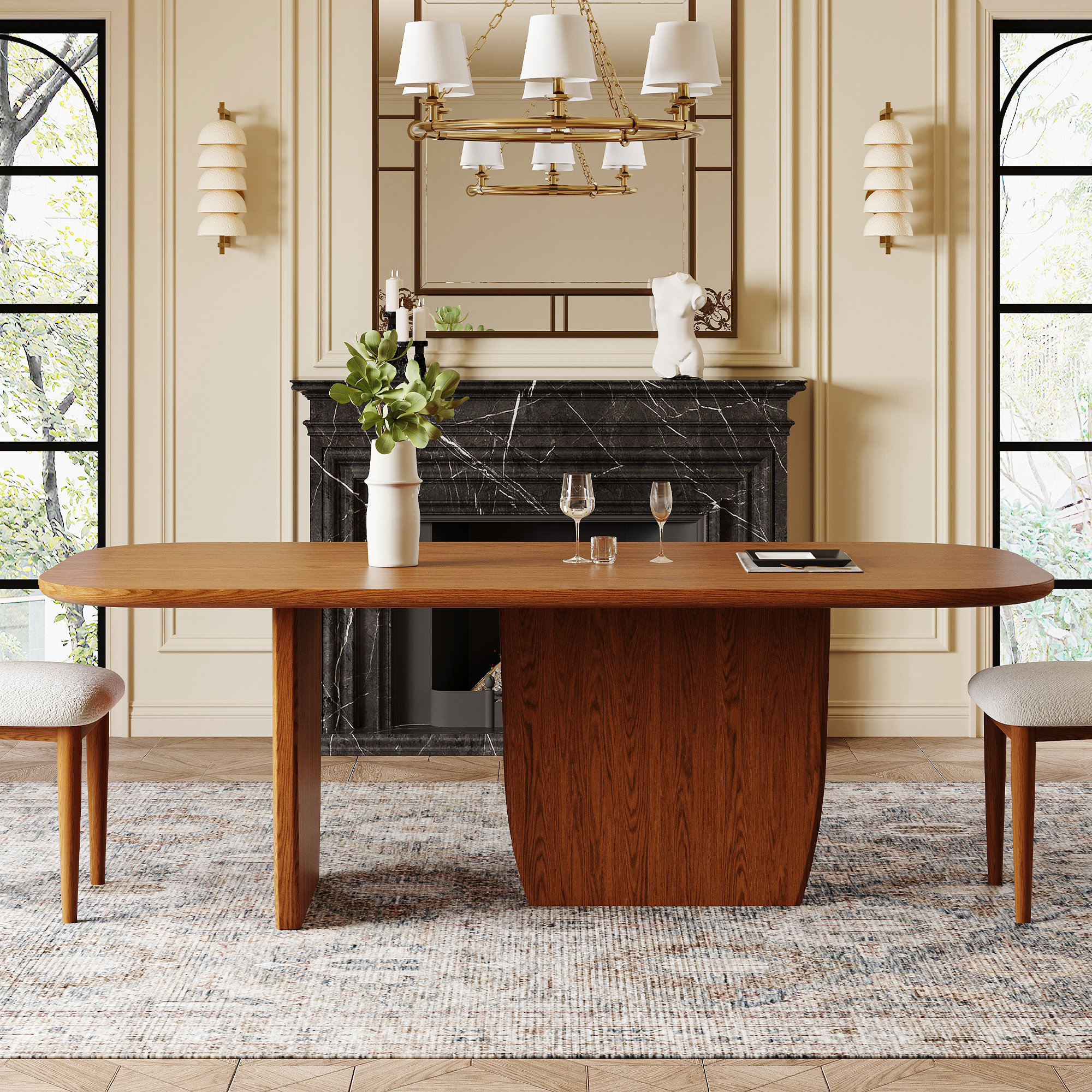 Ebern Designs Nakema 35.4'' L x 78'' W | Wayfair