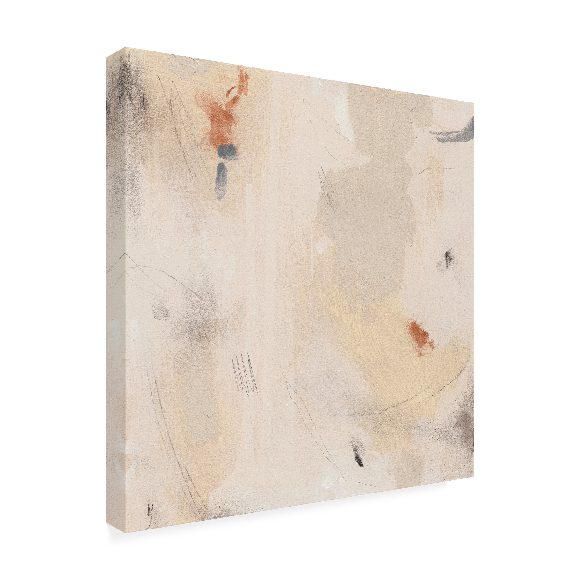 Wrought Studio™ Jacob Green 'Clay Fragments IV' Canvas Art - Wayfair Canada