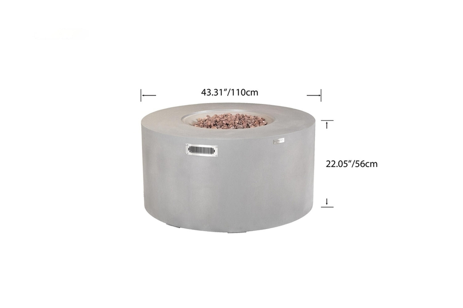 Sol Living Pacaya Propane Fire Pit For Outside Outdoor Firepit Table ...