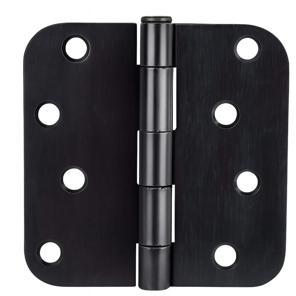 Global Door Controls 4 in. x 4 in. Matte Black Full Mortise Residential ...