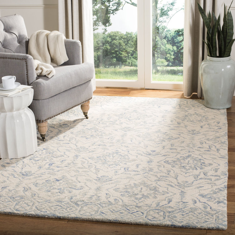 Charlton Home® Pimentel Hand Tufted Wool Floral Rug & Reviews | Wayfair