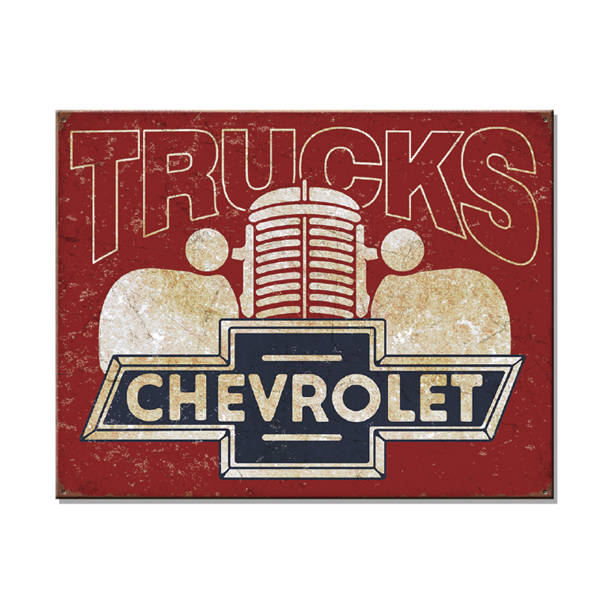 CYRG Ford Logo Embossed Metal Sign Wall Decor & Reviews | Wayfair
