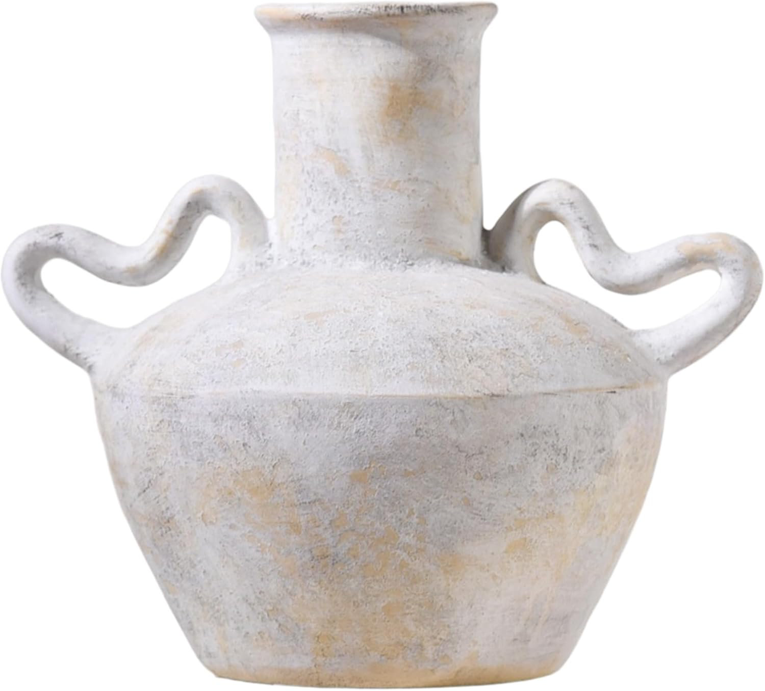 One Allium Way® Large Ceramic Flower Vase, Rustic Farmhouse Vase With ...