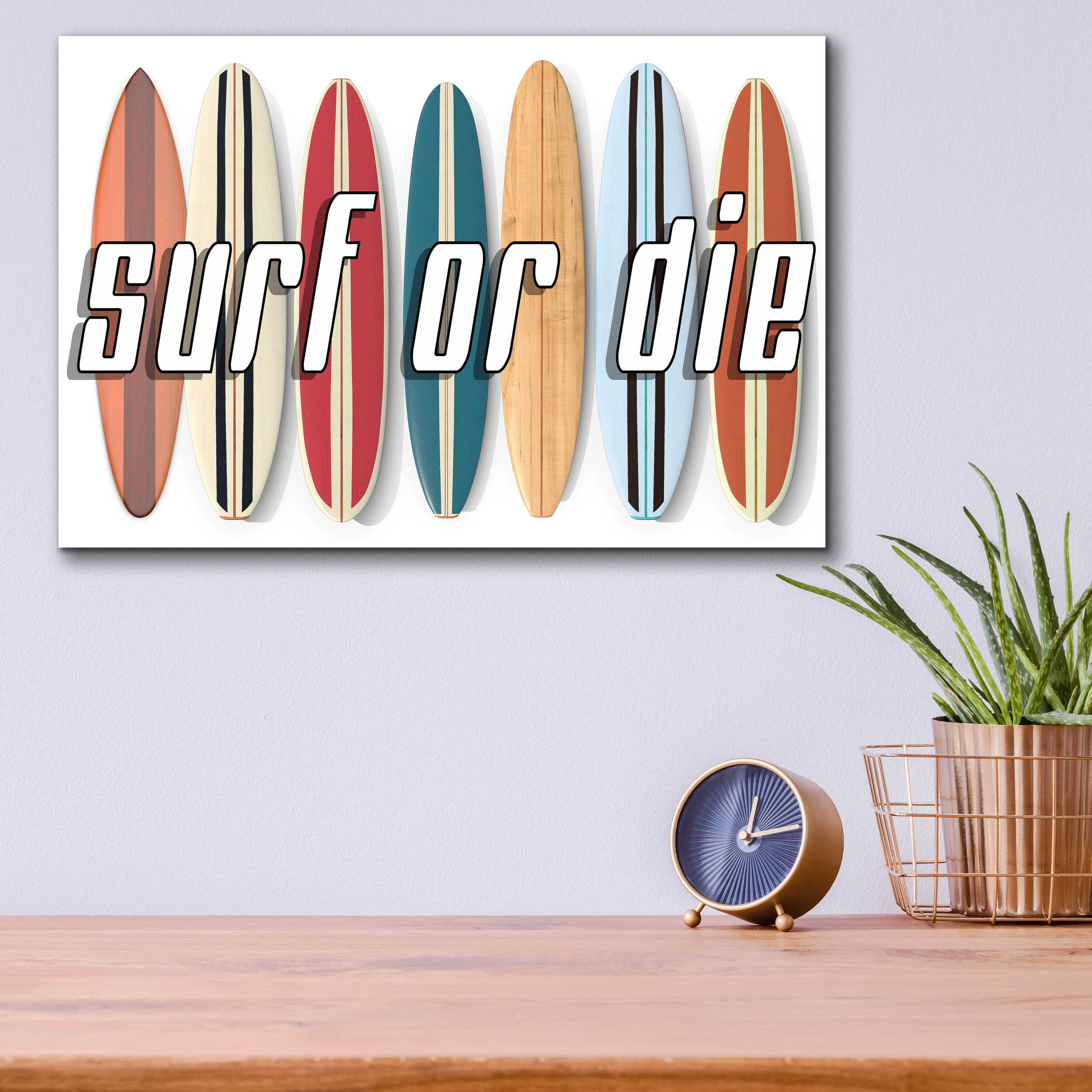 Dovecove Surf of Die by Edward M. Fielding - Unframed Graphic Art | Wayfair