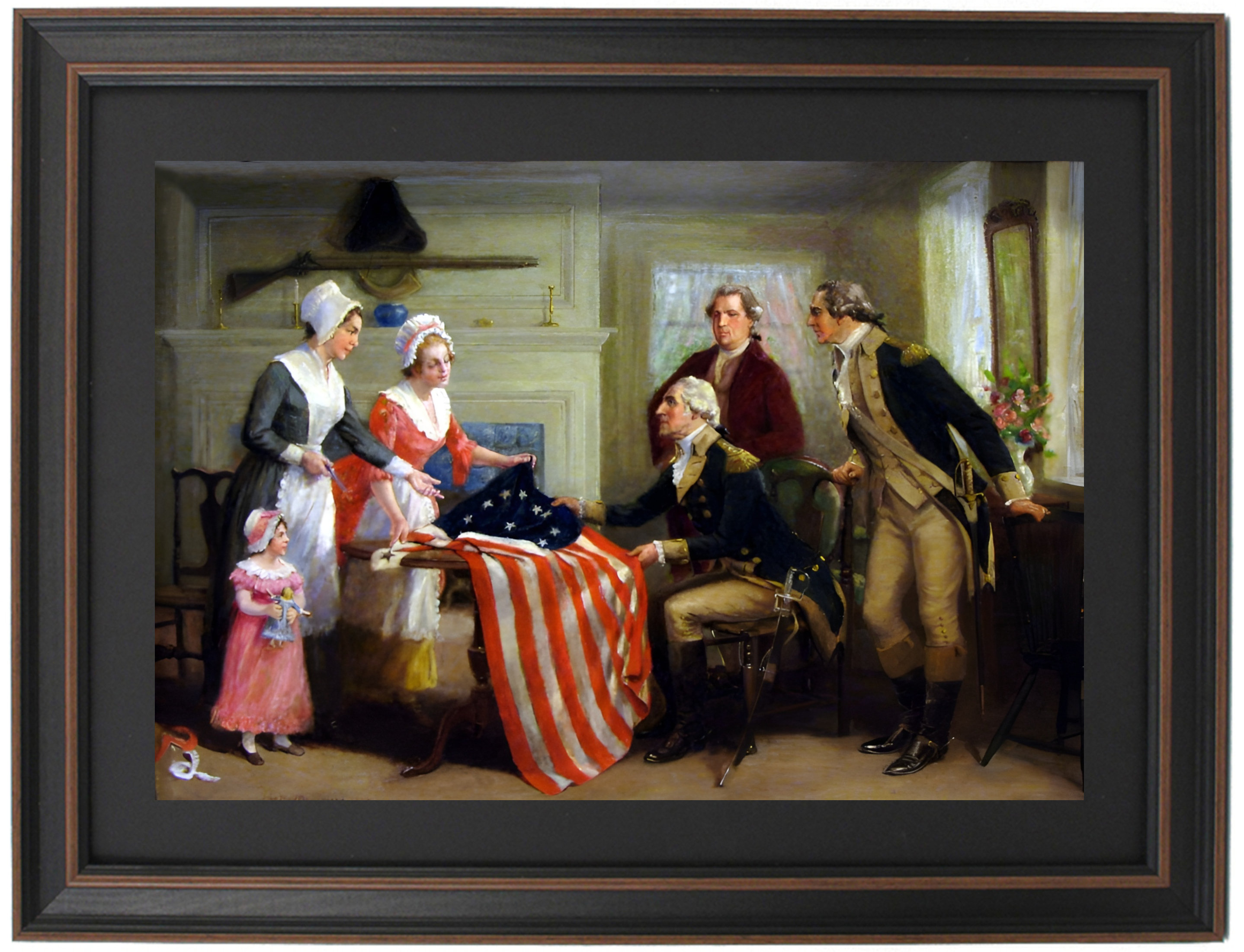 Canora Grey Betsy Ross And The First Stars And Stripes By John Ward ...
