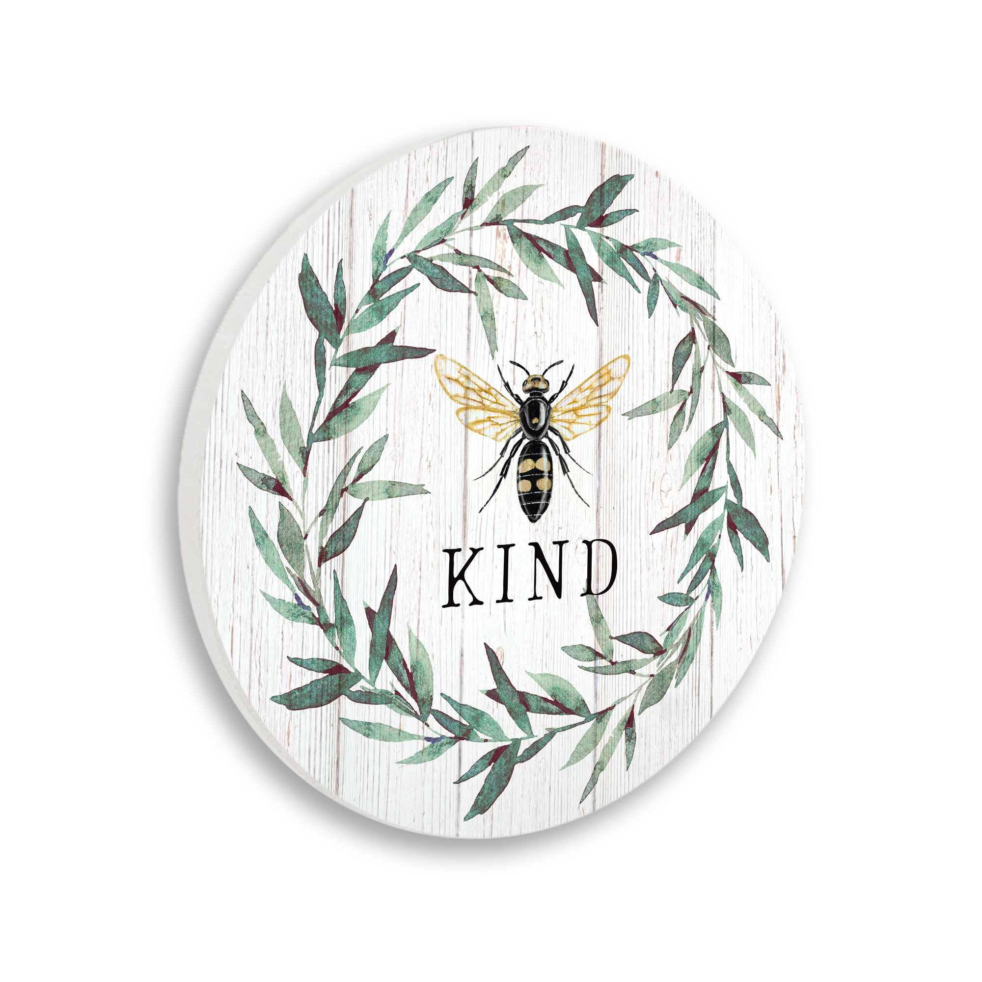 Stupell Industries Bee Kind Phrase Charming Country Farm Insect Pun ...