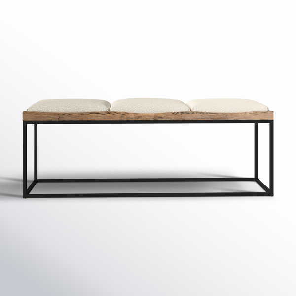 AllModern Ward 54" Boucle Bench & Reviews | Wayfair