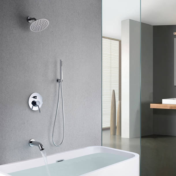 Dyconn Faucet Complete Shower System with Rough in-Valve & Reviews ...