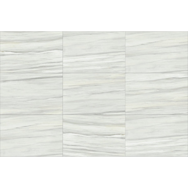 Stone & Tile Shoppe, Inc. Marble 24" x 48" Porcelain Marble Look Wall ...