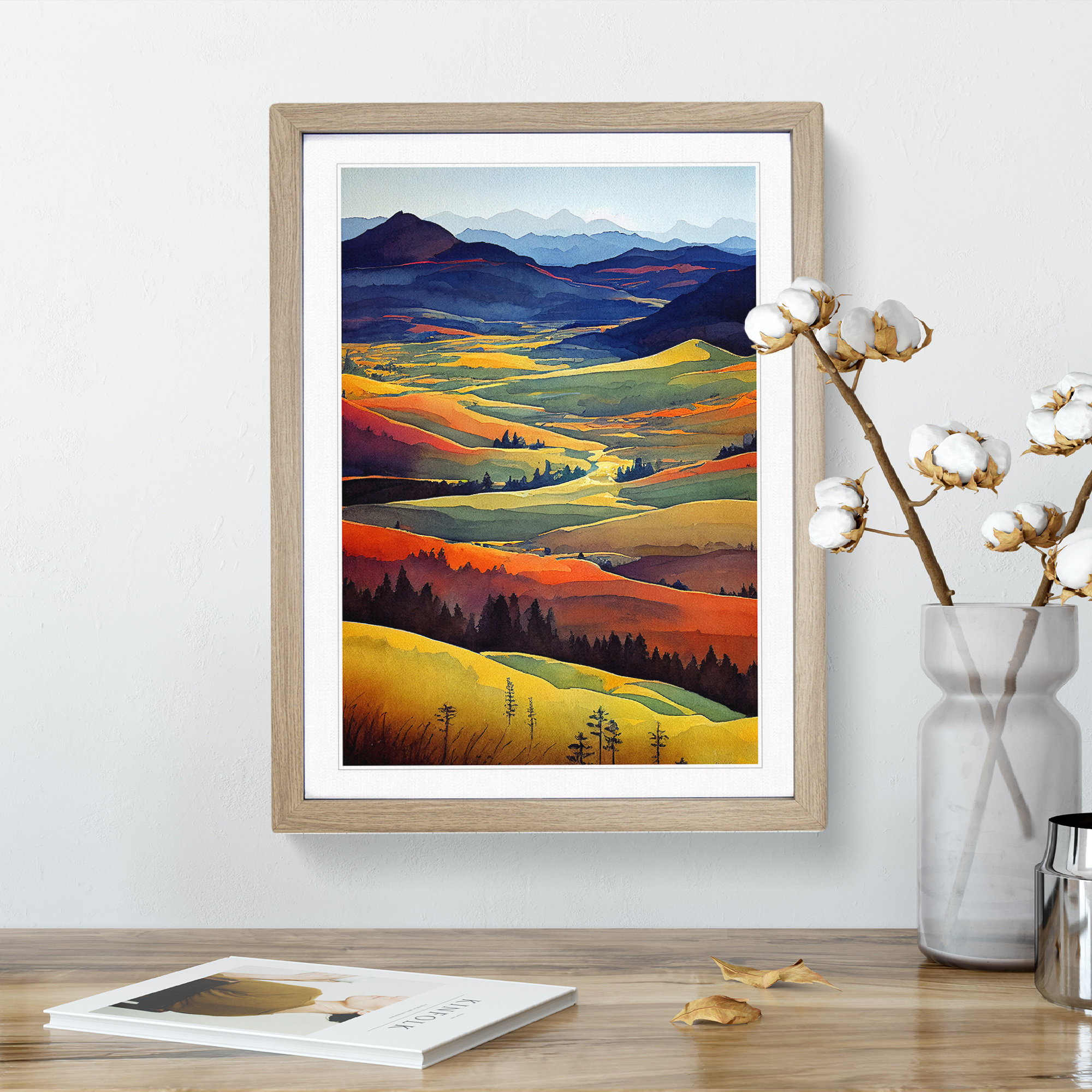 Alpen Home Meadow Landscape No.4 - Picture Frame Painting | Wayfair.co.uk