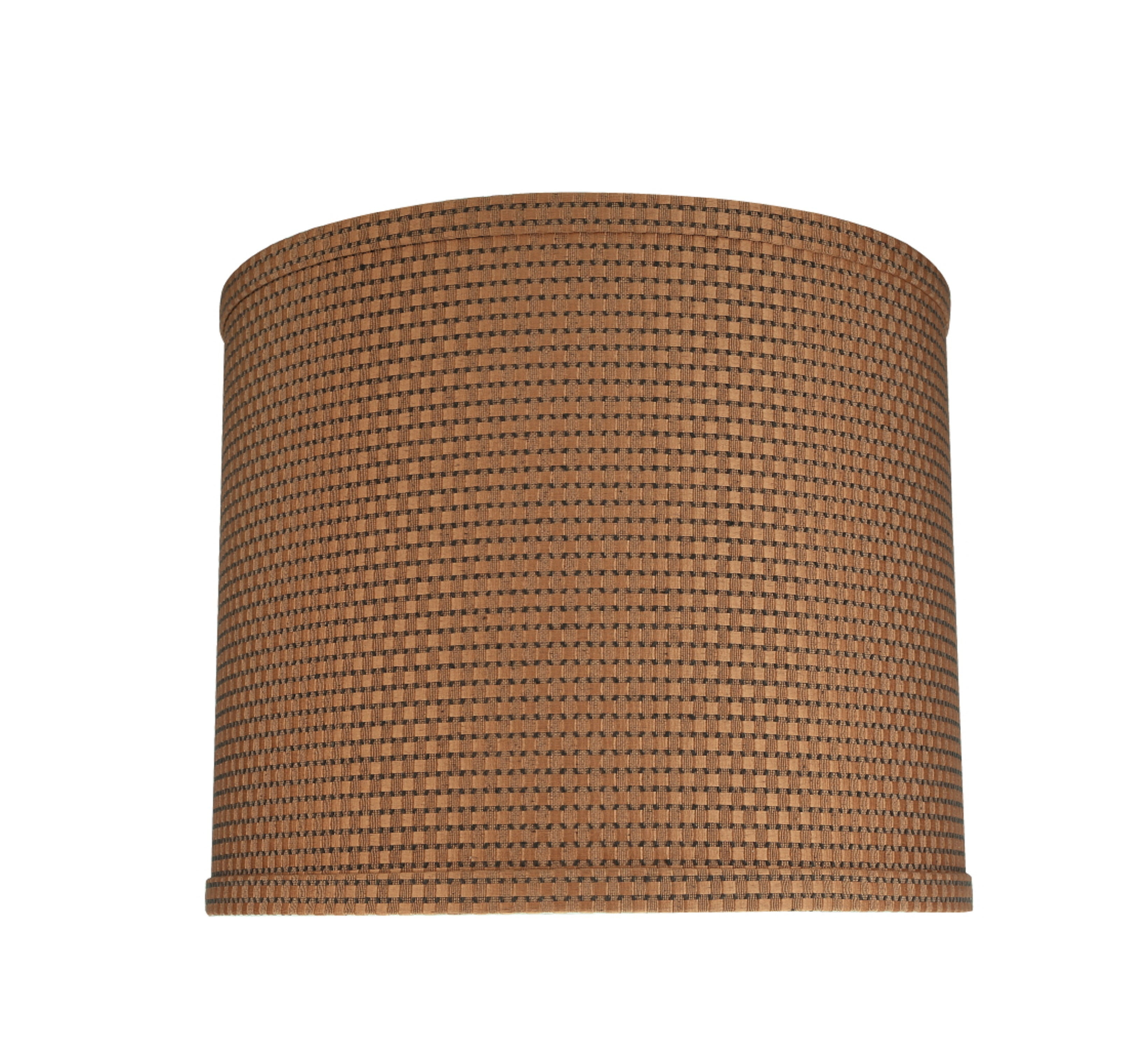 August Grove 10" H Jacquard Textured Fabric Drum Lamp Shade ( Spider ...