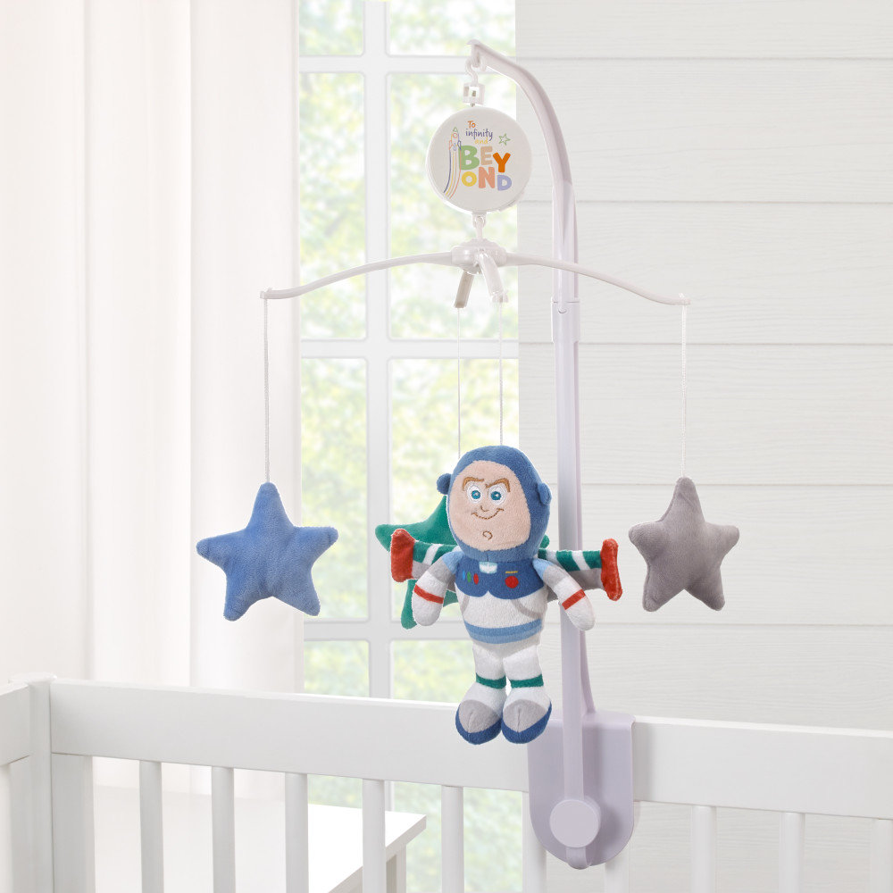 Disney Nojo Toy Story Buzz Lightyear and Stars Musical Mobile | Wayfair