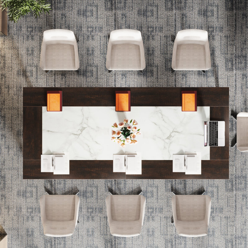 George Oliver 78.74" Rectangle Conference Table | Wayfair
