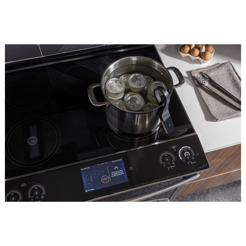 GE Profile Smart Appliances 30" 5.3 cu. ft. Smart Slide-in Induction ...