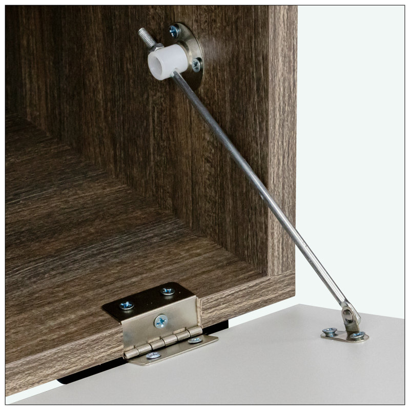 Ivy Bronx Antwann Modern LED TV Stand for 70" TVs, Wood Entertainment ...