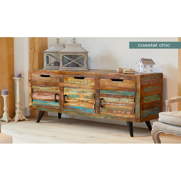 Union Rustic Savona 140cm Solid Wood Sideboard | Wayfair.co.uk