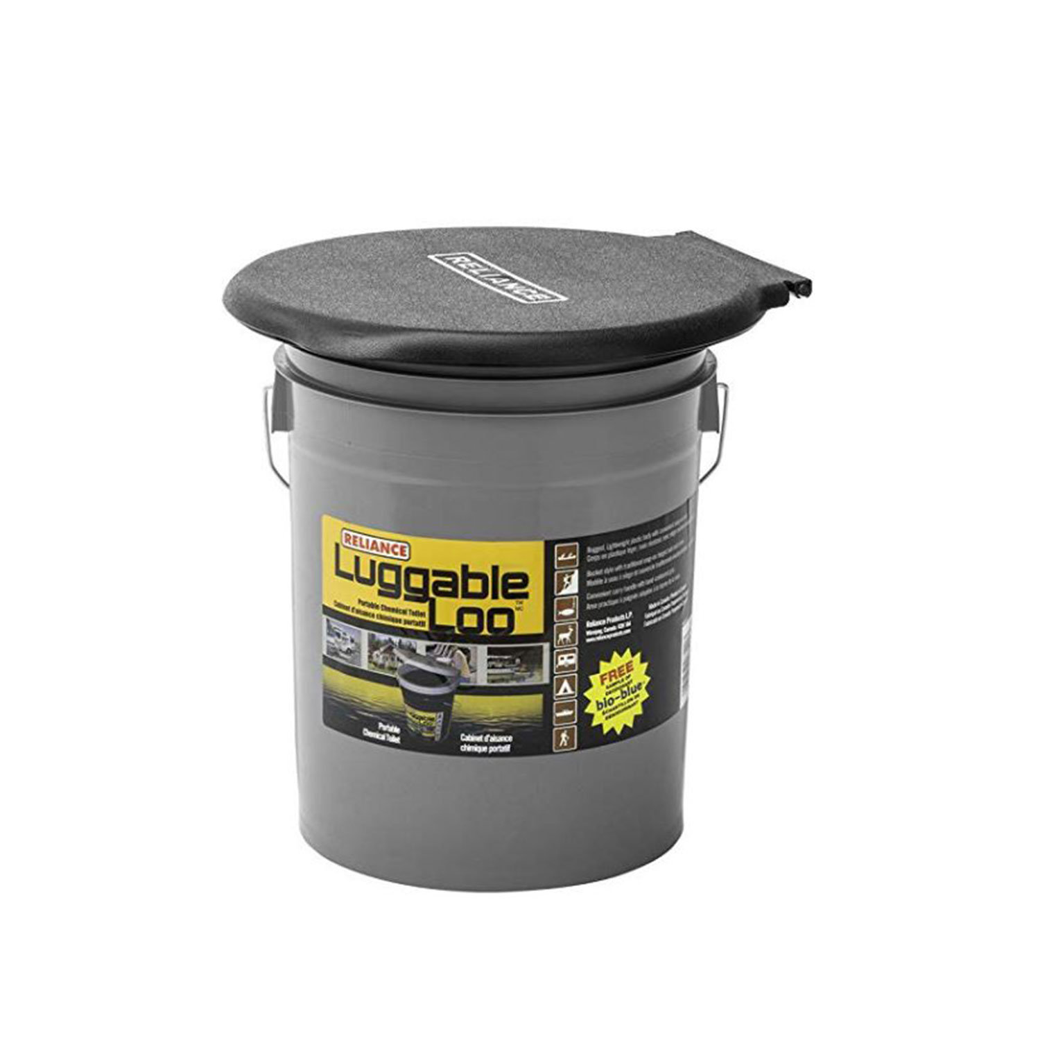 Reliance Luggable Loo Portable Lightweight 5 Gallon Toilet & Reviews ...