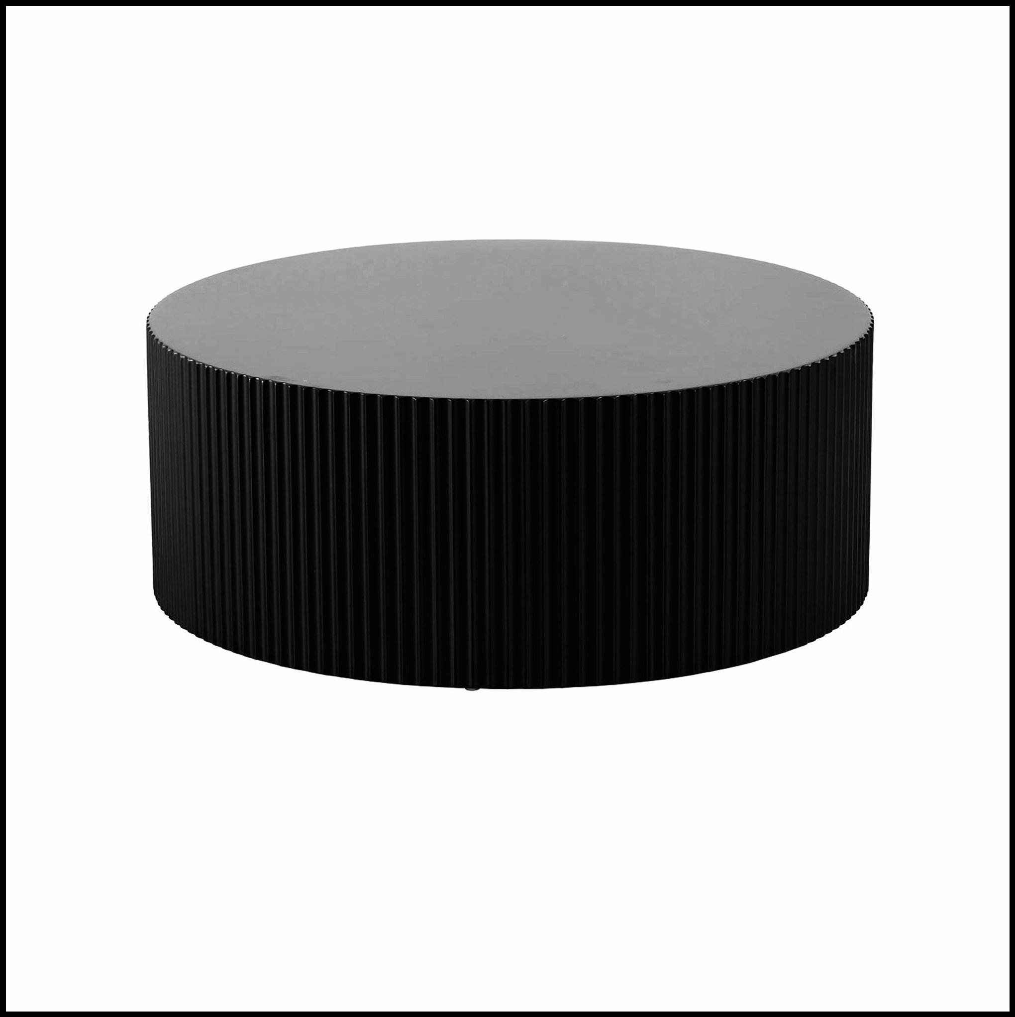 Ivy Bronx Sleek and Modern Round Coffee Table with Eye-Catching Relief ...