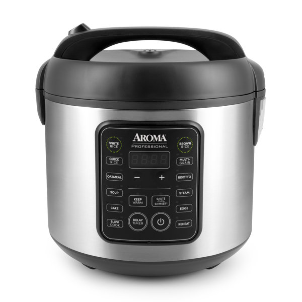 Aroma 10-Cup (Uncooked) / 20-Cup (Cooked), 5Qt, Digital Rice & Grain ...