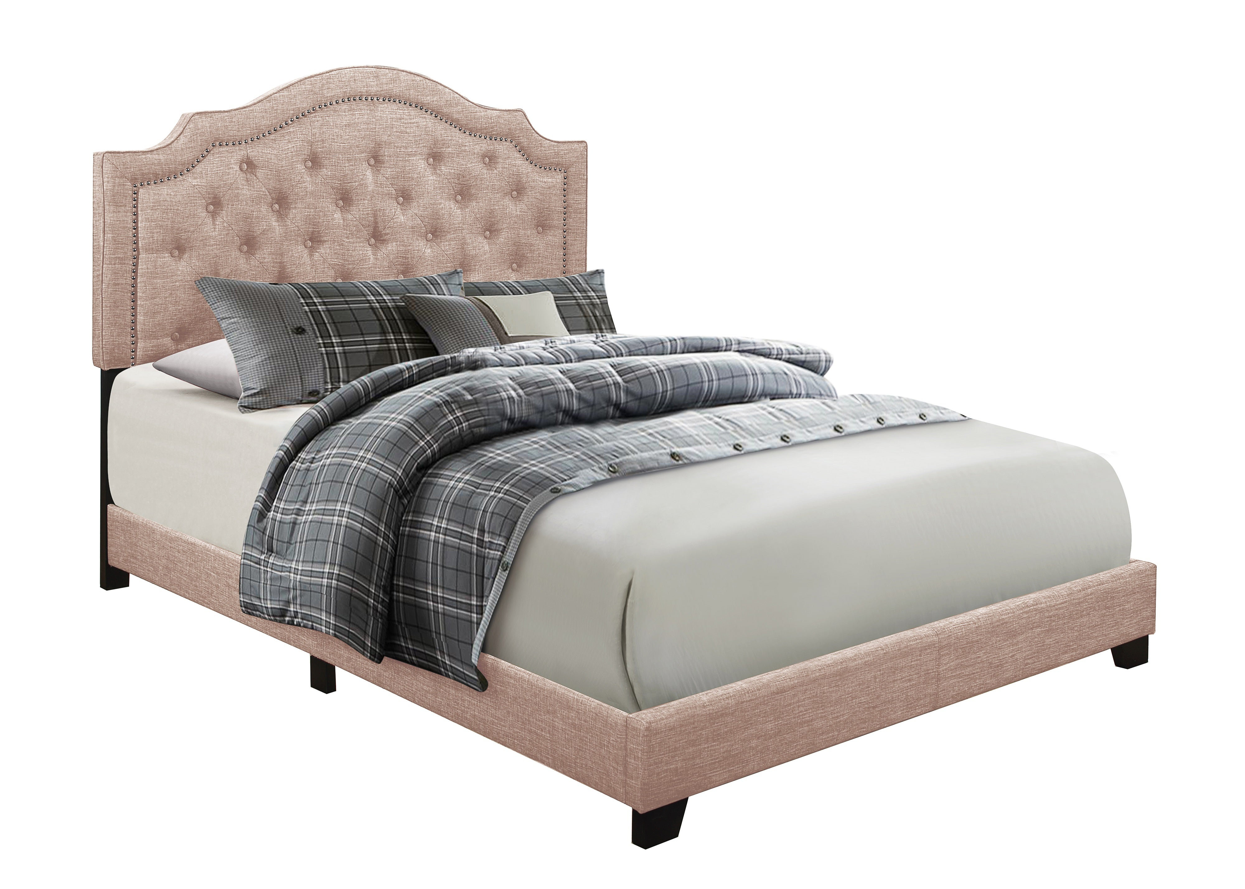 Latitude Run® Sandy Queen Upholstered Bed | Wayfair
