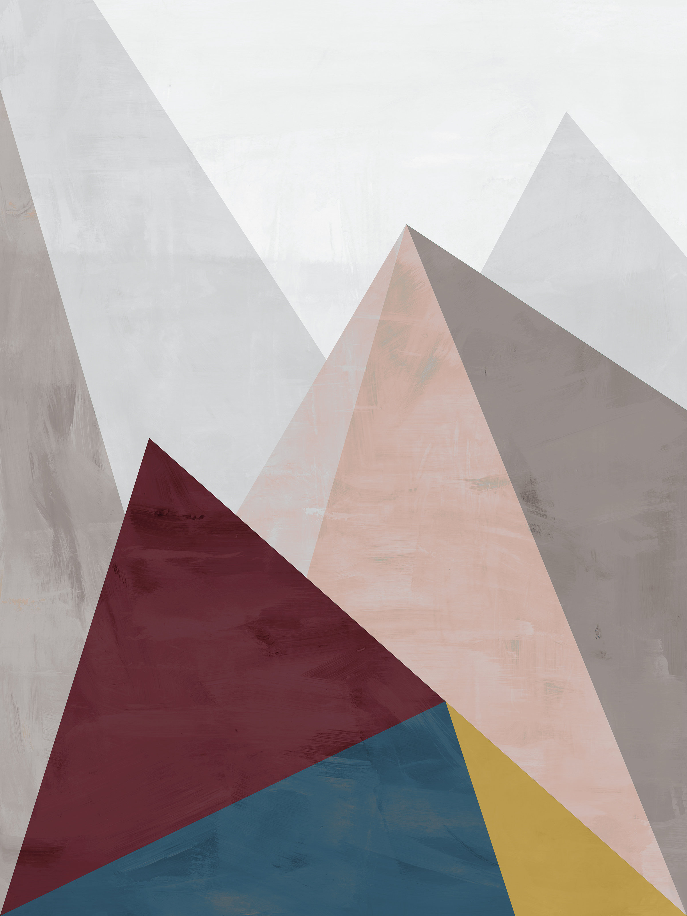 Bobby Berk Home We Are Triangles II by Bobby Berk - Wrapped Canvas ...