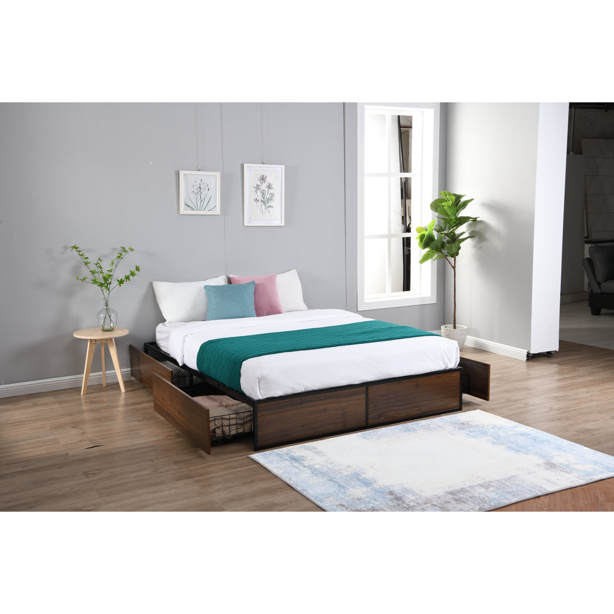 Ebern Designs Paskett Twin Storage Platform Bed | Wayfair