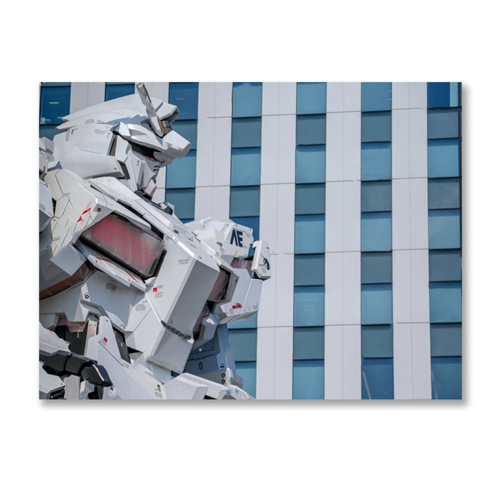 DecorumBY Abstract Art - "Mech Watch" Abstract Art Print On Square ...