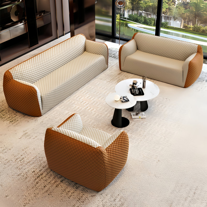 Walkoly Creative light luxury sofa tea table combination | Wayfair