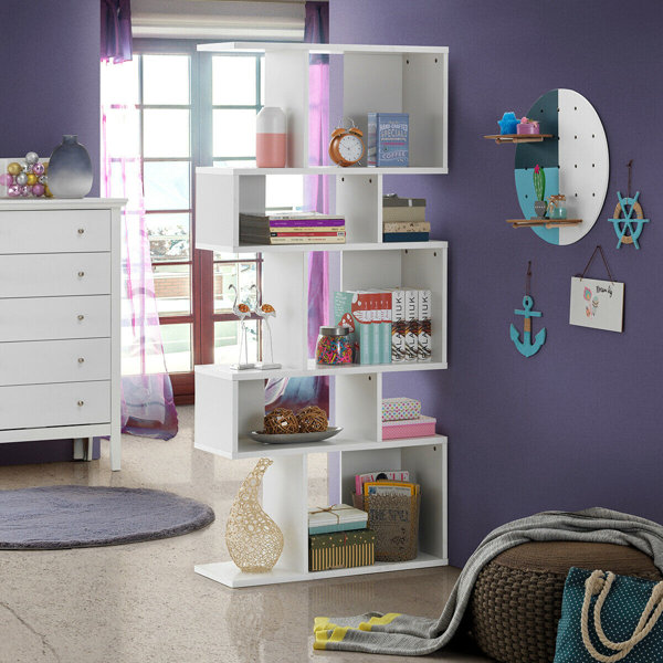 Red Barrel Studio® Fonseca Geometric Bookcase & Reviews | Wayfair