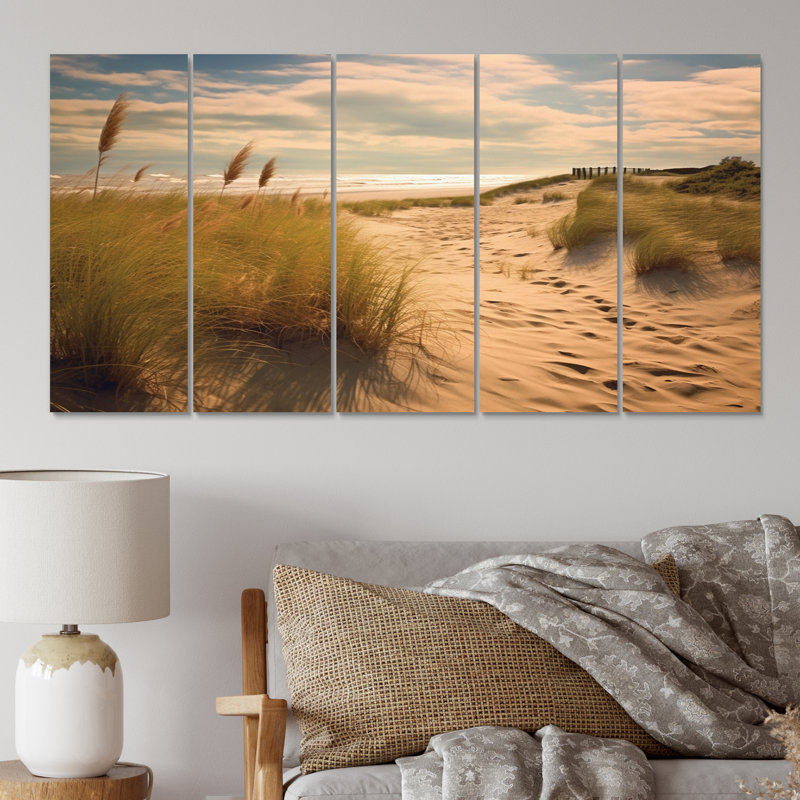 Design Art 5 Beach Sands Wonder Wall Decor Set Metal | Wayfair