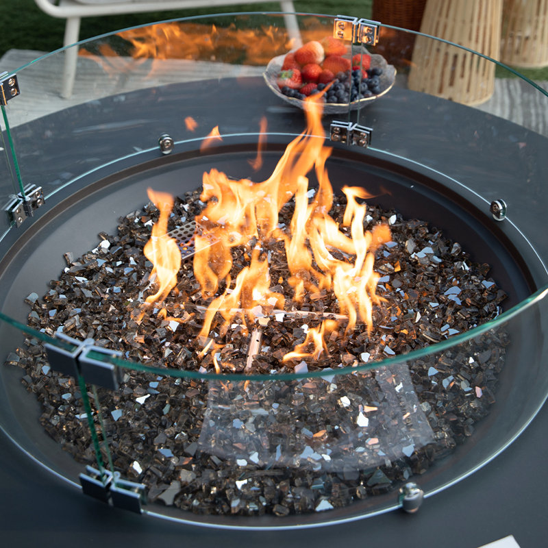Elementi Plus Round Fire Pit Flame Guard | Wayfair