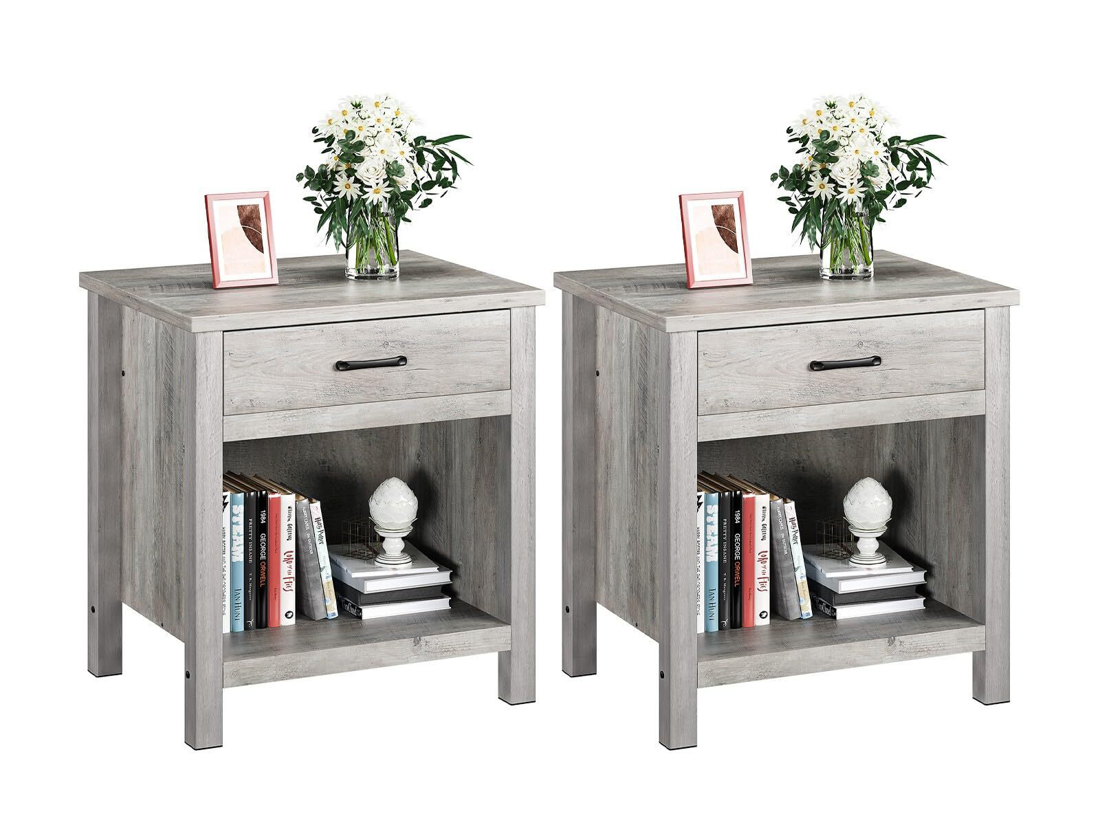 Loon Peak® Geordon Manufactured Wood Nightstand & Reviews | Wayfair