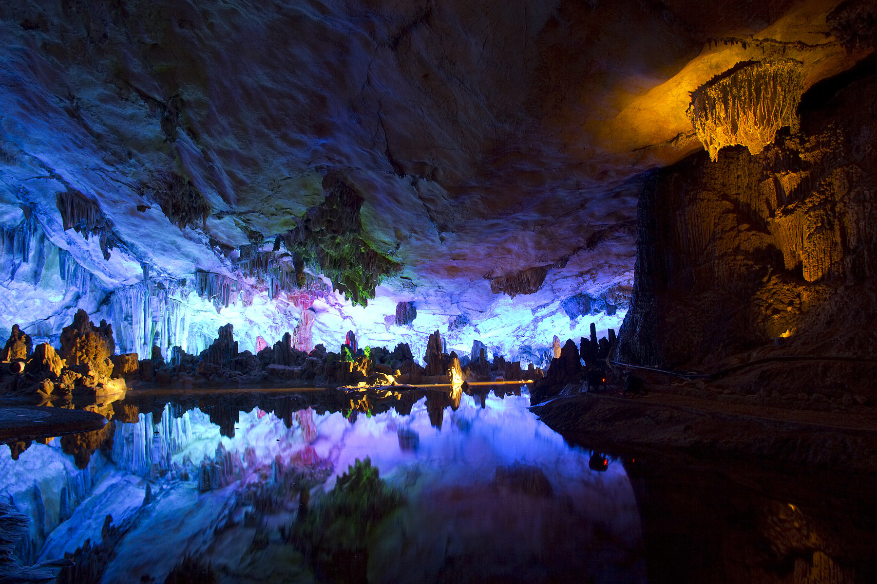 17 Stories Cavern and Water in Guilin by Gianliguori - Wrapped Canvas ...