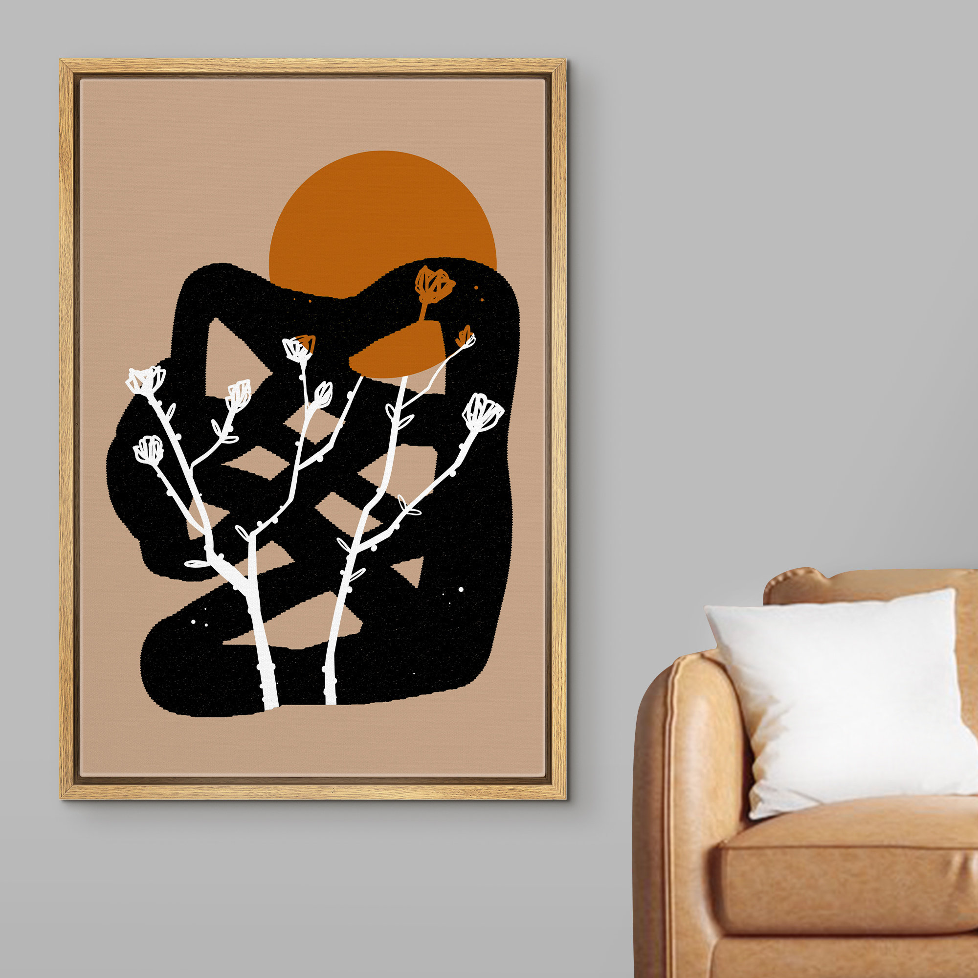 IDEA4WALL Floater Frame Graphic Art on Canvas - Wayfair Canada