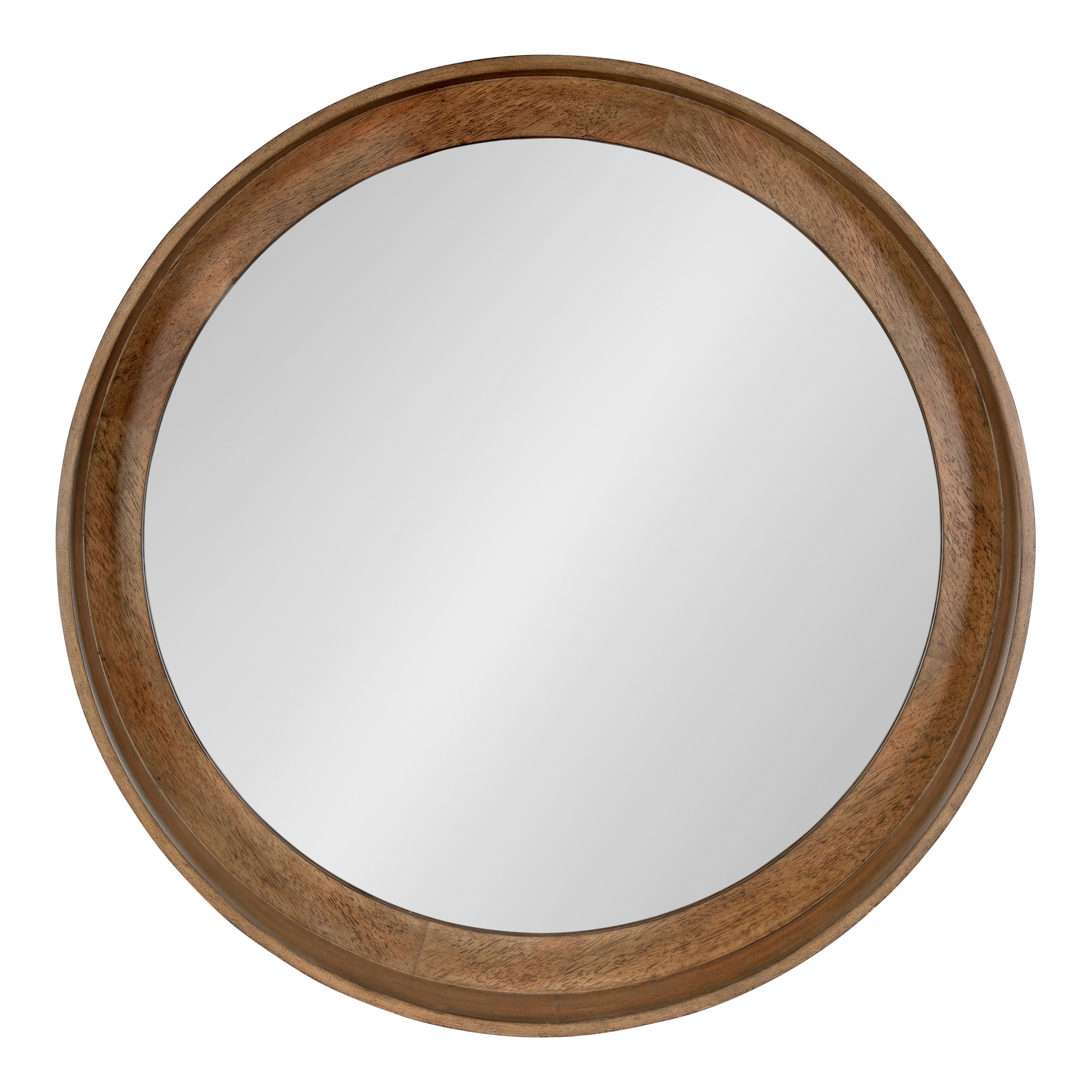 Birch Lane™ Round Wall Mirror with Shelves & Reviews | Wayfair