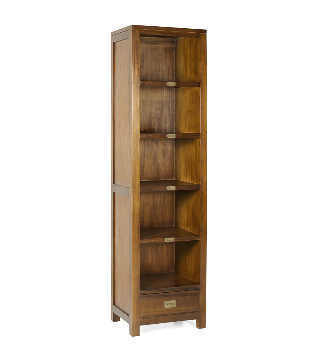 Moycor Flamingo 190cm H x 50cm W Solid Wood Standard Bookcase | Wayfair ...