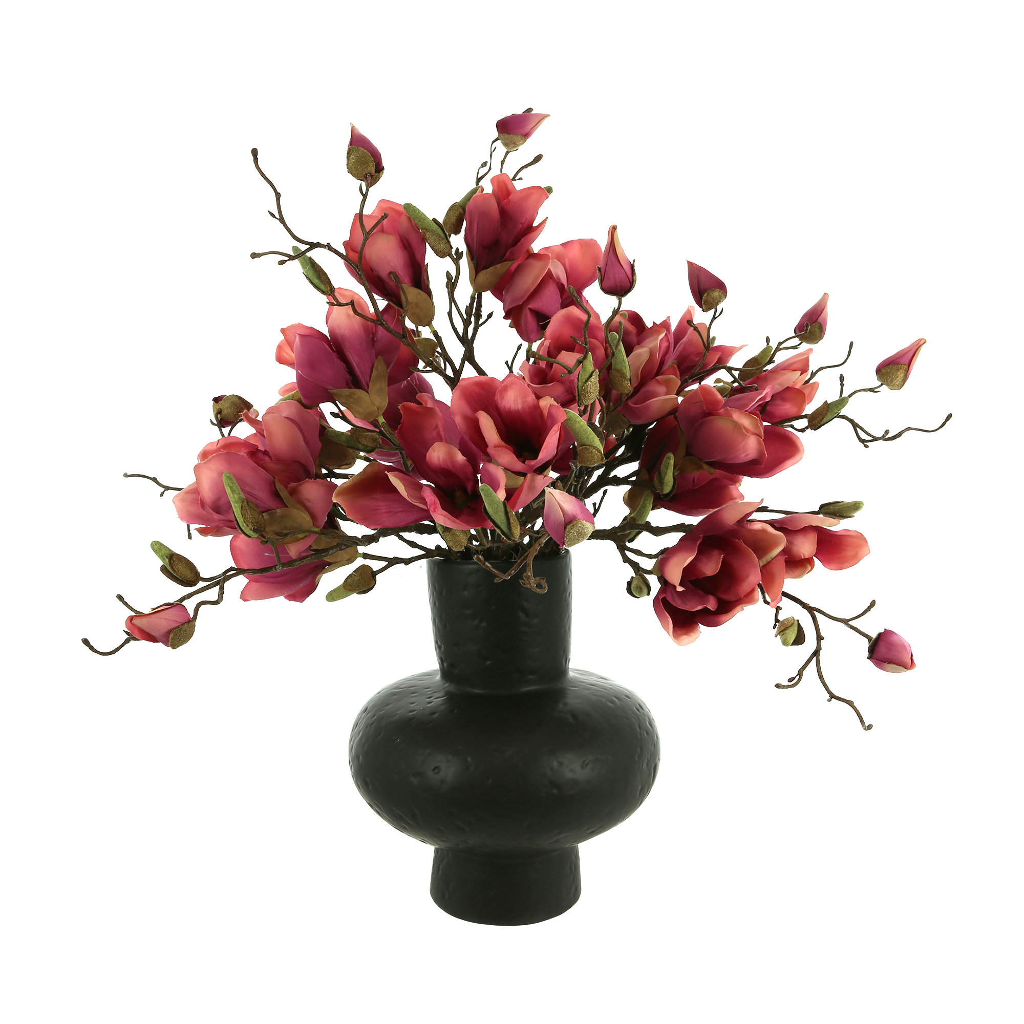 Primrue Organic Modern Magnolia Arrangement in Vase - Wayfair Canada
