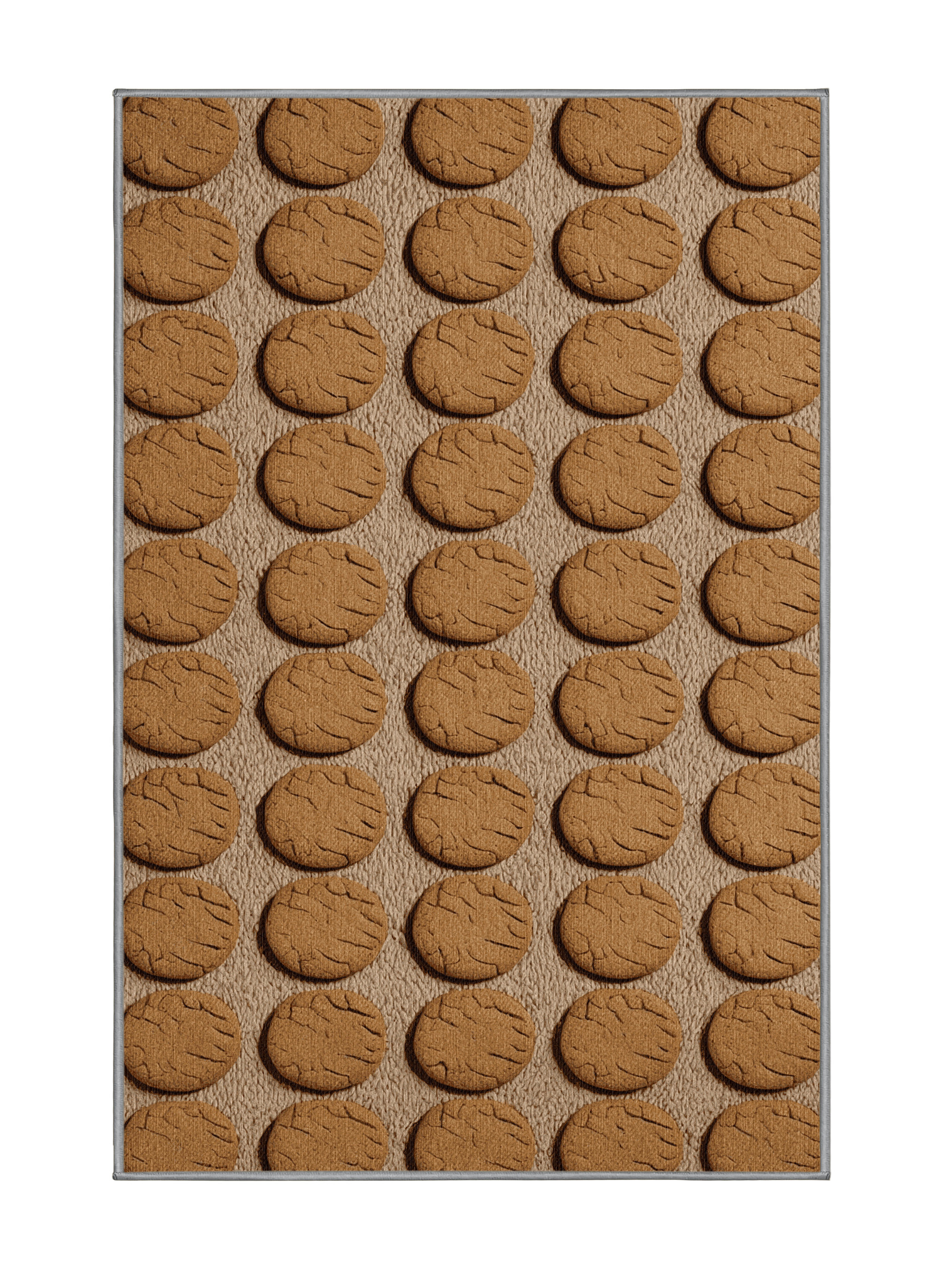 Hokku Designs Washable Gingersnaps Desserts Area Rug | Wayfair