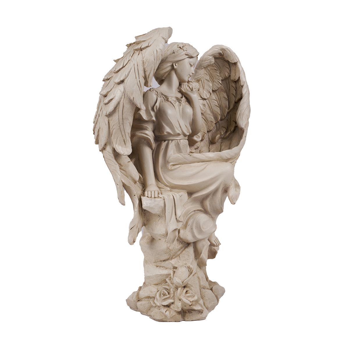 Hi-Line Gift Ltd. Sitting Angel Statue & Reviews | Wayfair